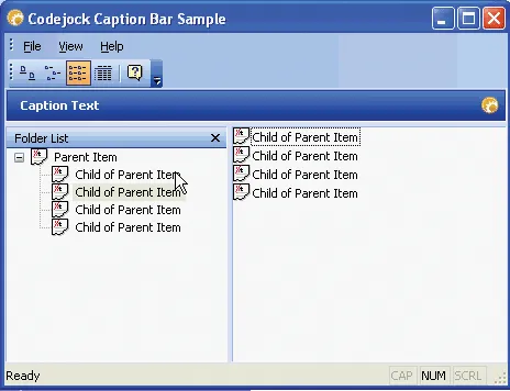 Caption Bar Drop-Down Window showcase