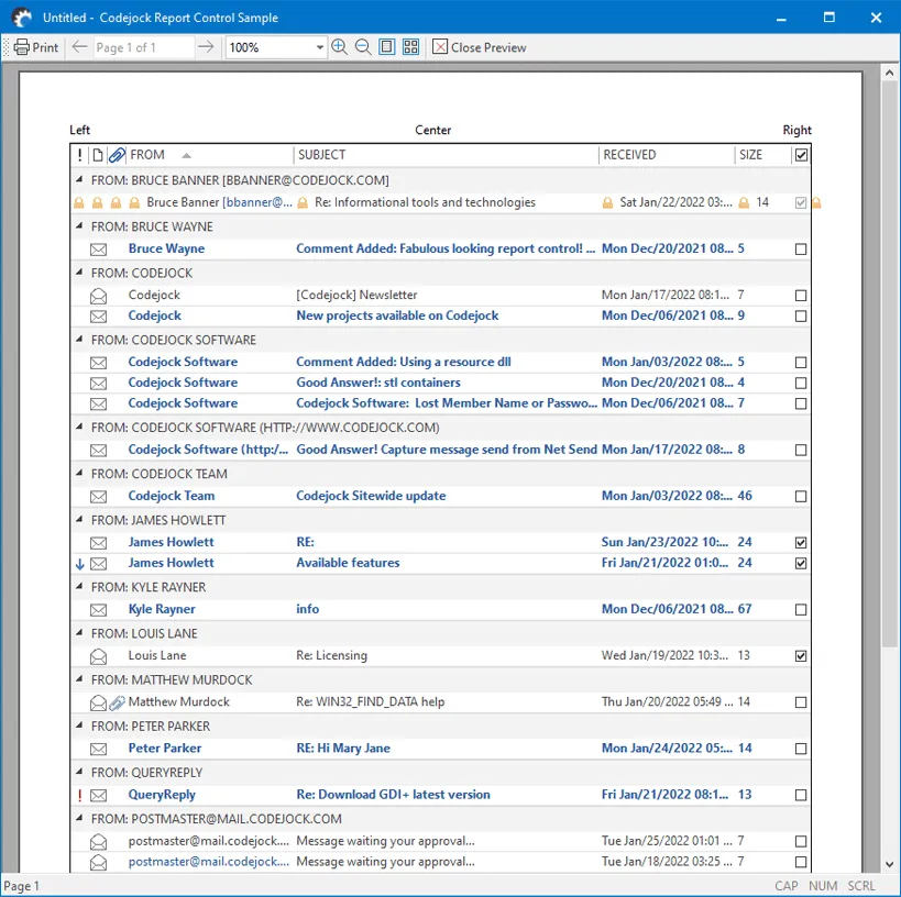 Grid Control Features Tour | Codejock